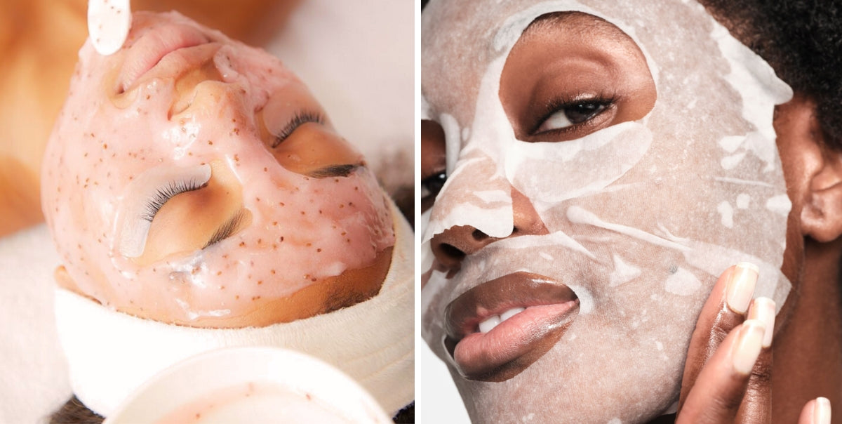 Algae Jelly Mask VS Masque en Tissu : Quel Choix pour vos Clients pend