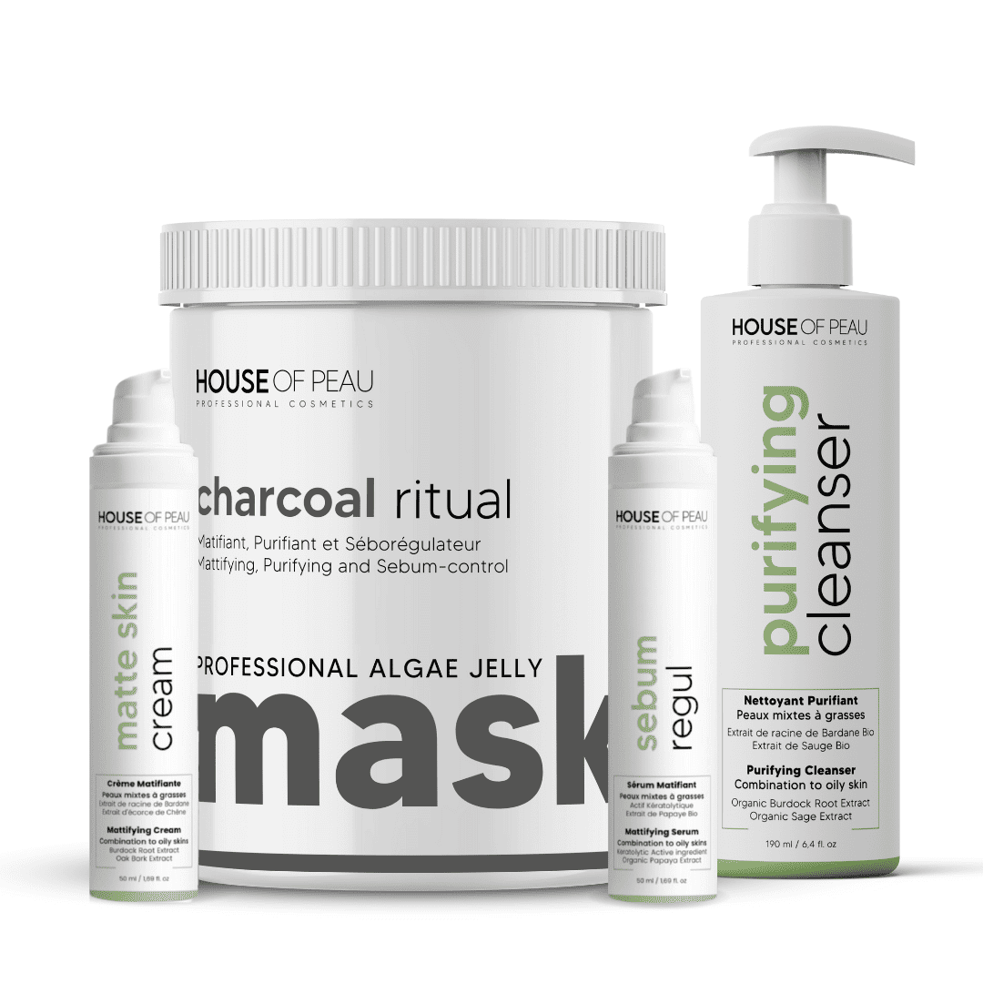 Protocole Sebum Control pour Esthéticiennes - Matifiant et Purifiant